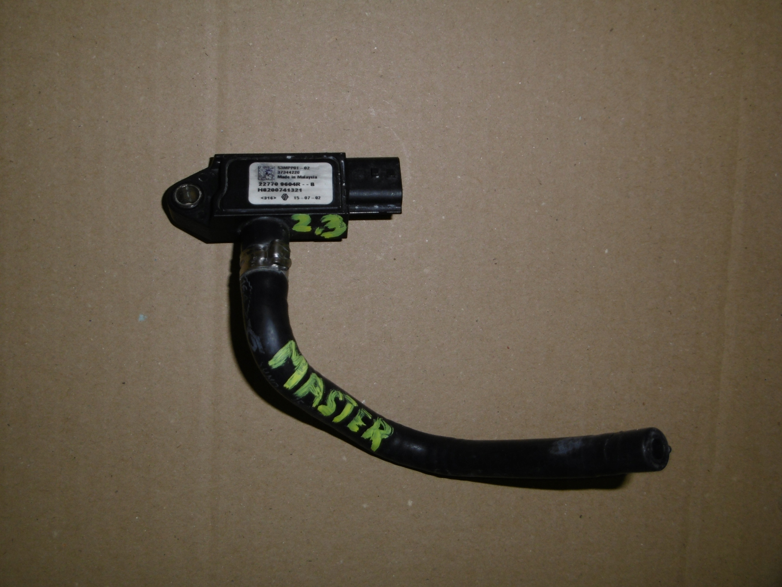 227709604R - MASTER MOVANO 2.3 DCI ДАТЧИК ДАВЛЕНИЯ ВЫХЛОПНЫХ ГАЗОВ ...