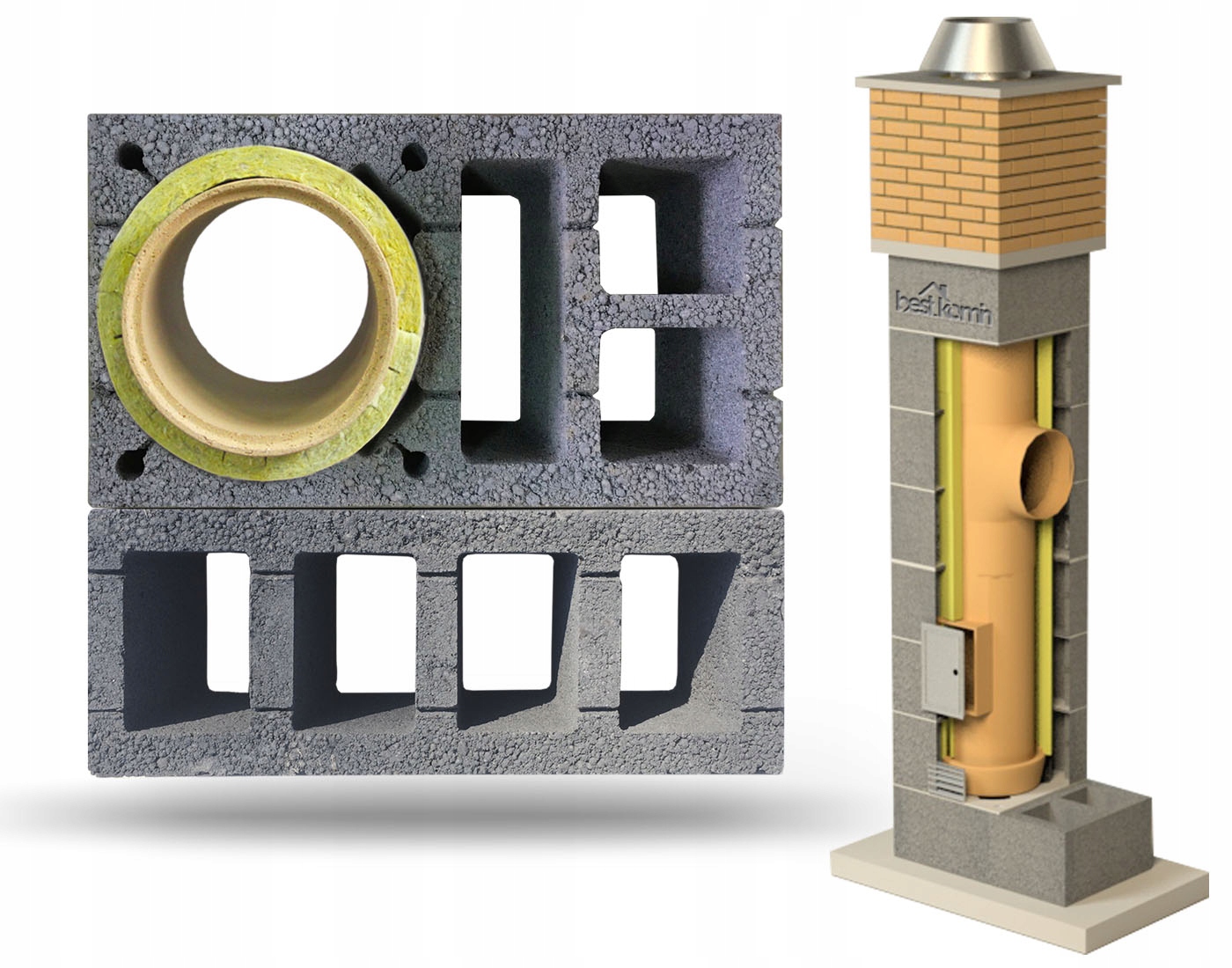 Komin Systemowy Ceramiczny 7m KW3+W4 Fi 180 BKU • Cena, Opinie - Allegro