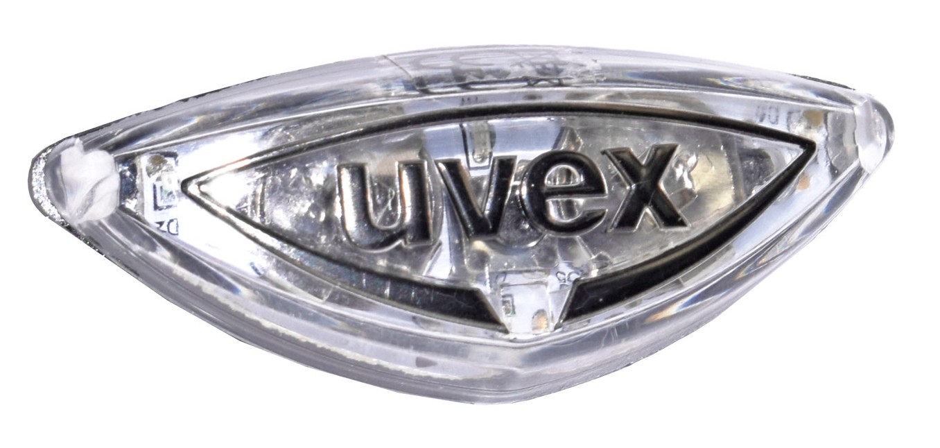 UVEX TRIANGLE lampka LED na kask rowerowy latarka - 4043197162645 ...