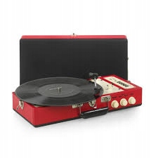 Gramofon Ricatech RTT98 czerwony • Cena, Opinie - Allegro