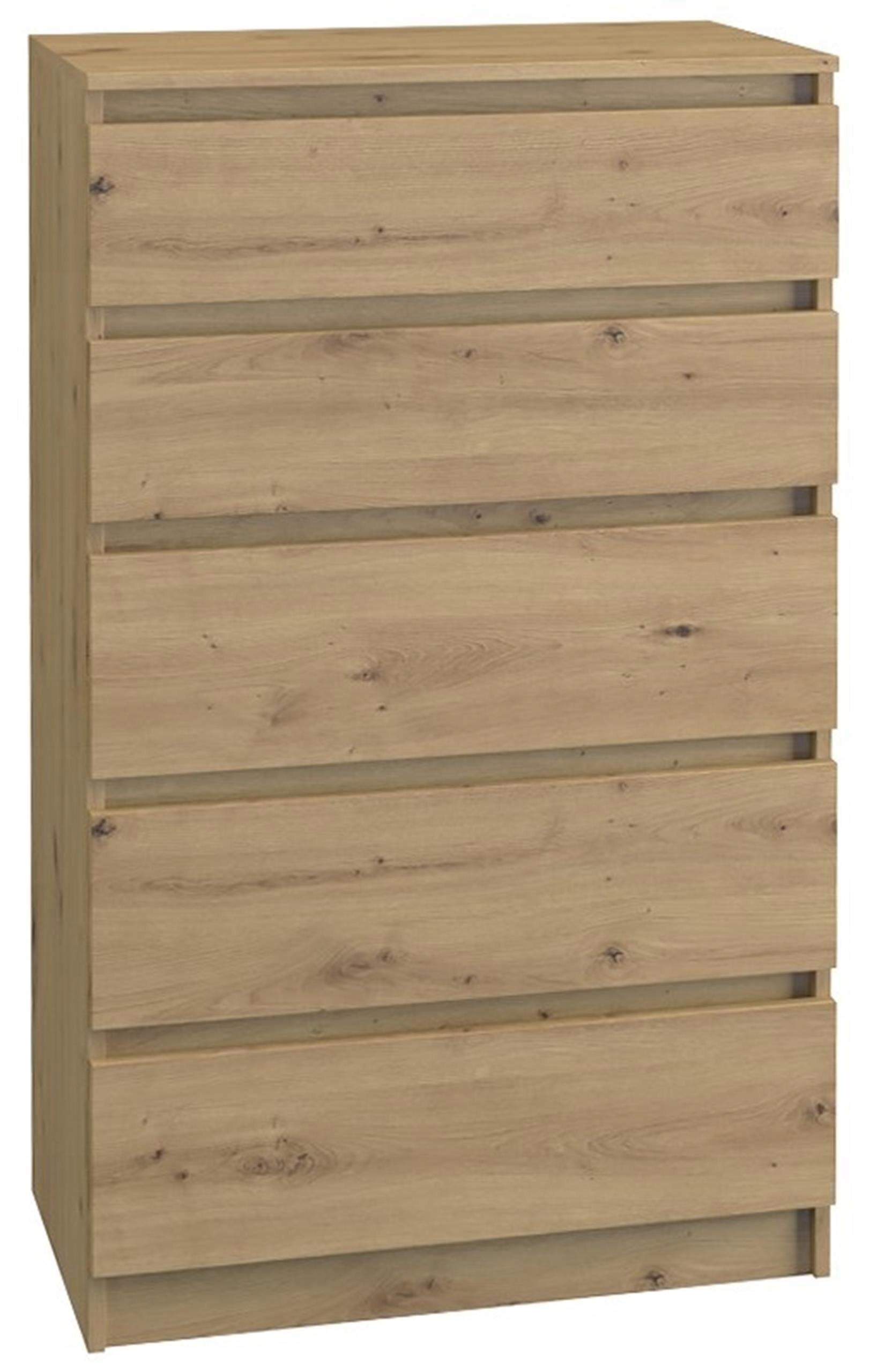 Komoda TopEshop 70 x 40 x 109,5cm dąb artisan matowe (5902838466766 ...