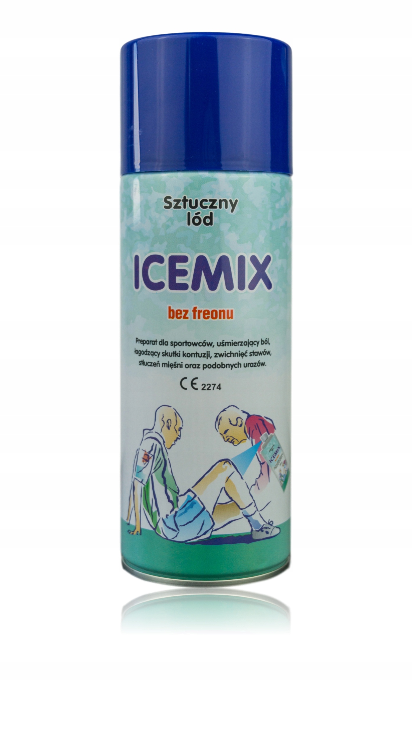 ZAMRAŻACZ ICE MIX SPRAY CHŁODZĄCY SZTUCZNY LÓD 400ml DUŻY ICEMIX ...