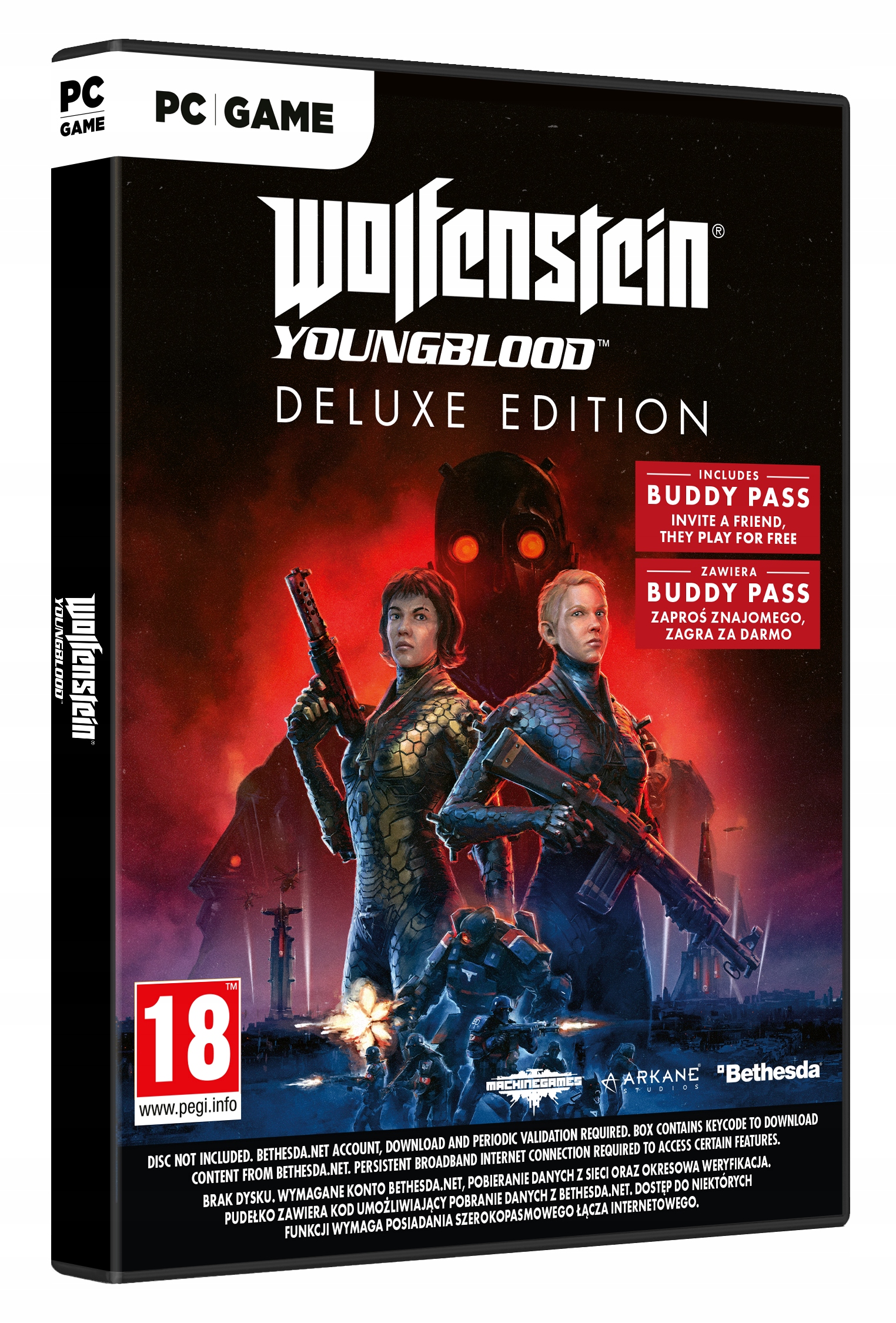WOLFENSTEIN YOUNGBLOOD DELUXE PC PL - Stan: Nowy 179.90PLN - Sklepy, Opinie, Ceny w Allegro