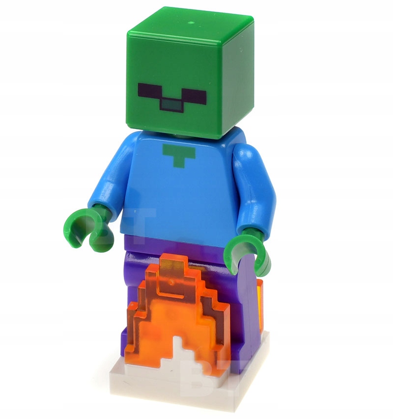 LEGO Zombie Fire flame figurka ORYGINAŁ Minecraft • Cena, Opinie ...