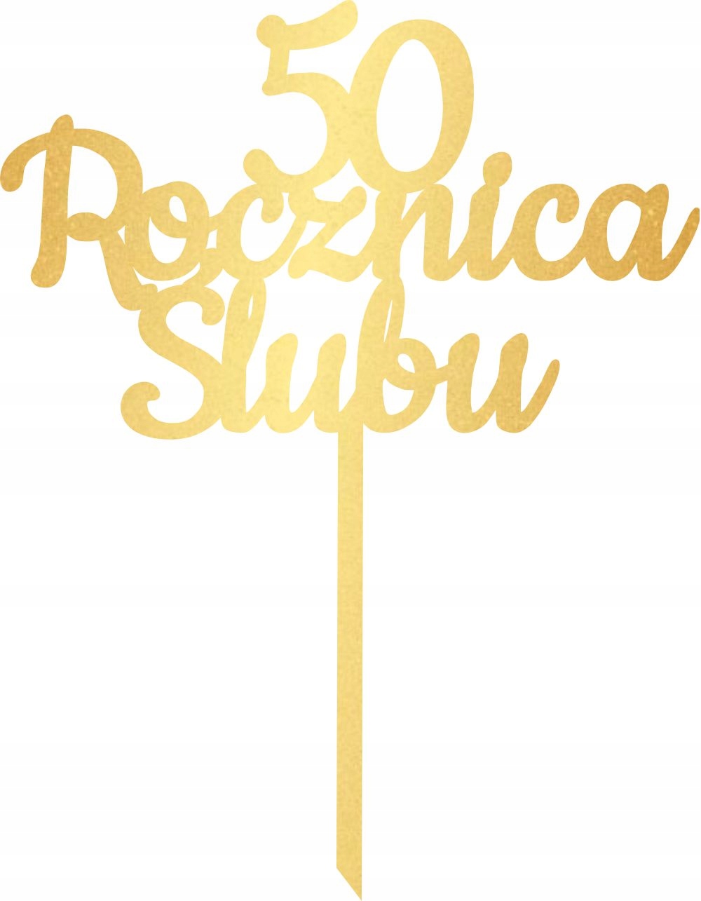 Dekoracje na Tort Rocznica Ślubu - Niska cena na Allegro.pl