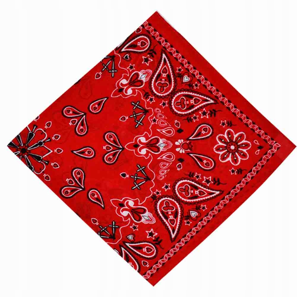 BANDANA Bawełniana Chusta BANDAMA 250 WZORÓW KOLOR • Cena, Opinie ...