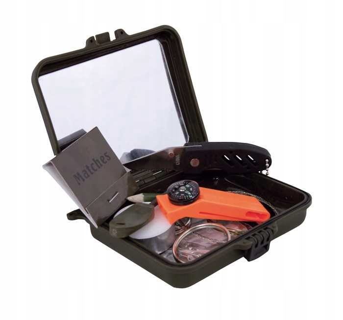 ZESTAW Ratunkowy survivalowy wojskowy survival kit - 4046872275579 ...