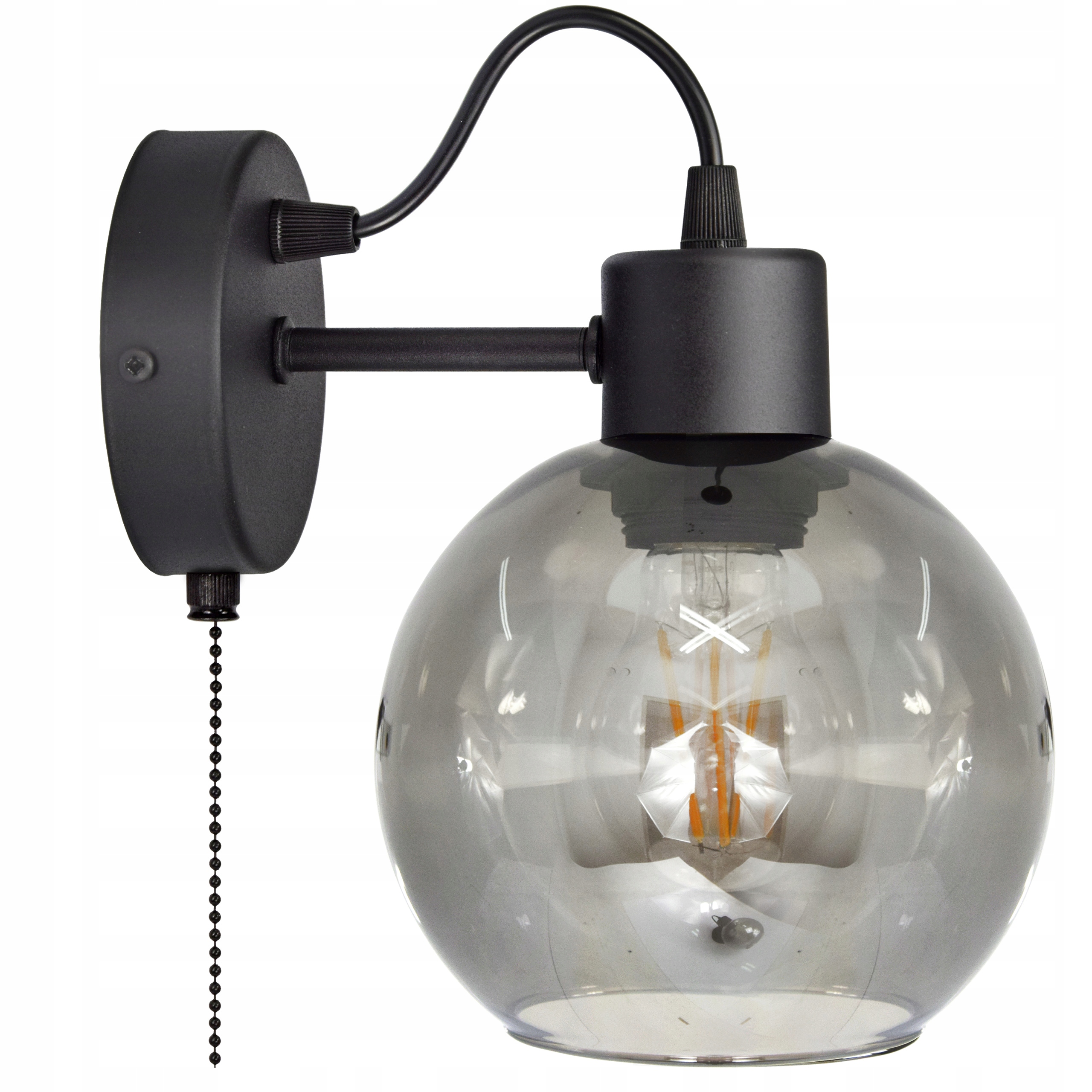 Szklana Lampa Ścienna Kinkiet LED z Włącznikiem (5907471902992) • Cena ... Szklana Lampa Ścienna Kinkiet LED z Włącznikiem (5907471902992) • Cena ...