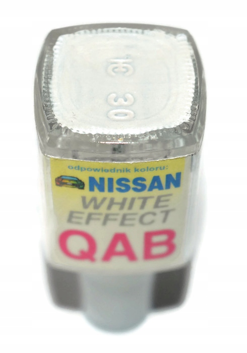 Zaprawka lakier do rys 10ml NISSAN QAB WHITE EFFECT 5906379501382 za 17.99PLN z BRZOZA - Allegro ...