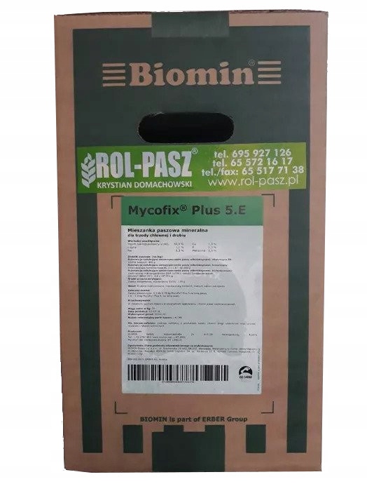 MYCOFIX PLUS 5E PREPARAT NA MYKOTOKSYNY W PASZACH | Cena: 1039,50 zł ...