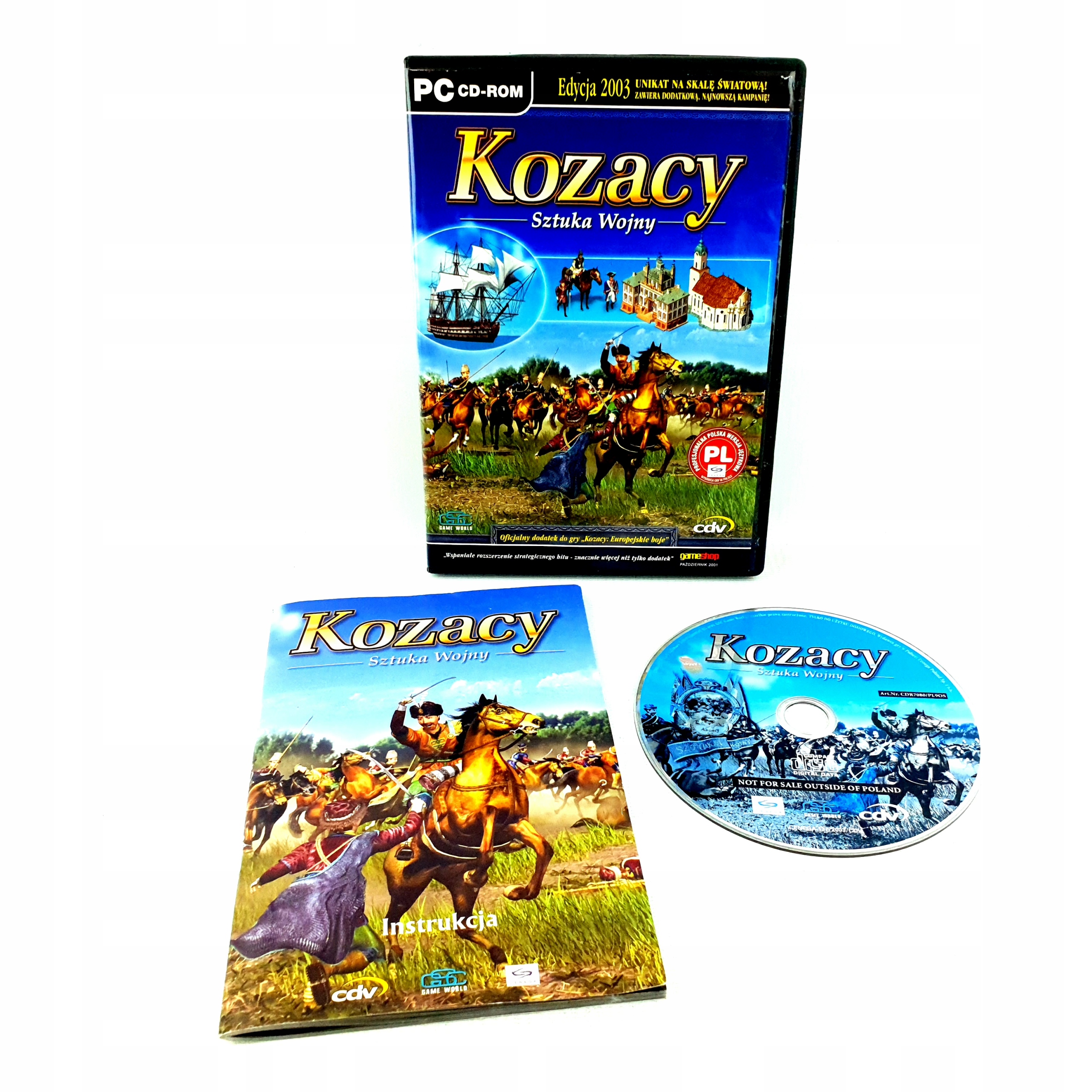 KOZACY SZTUKA WOJNY DODATEK PC POLSKIE WYDANIE PL - Stan: Używany 347 ... KOZACY SZTUKA WOJNY DODATEK PC POLSKIE WYDANIE PL - Stan: Używany 347 ...