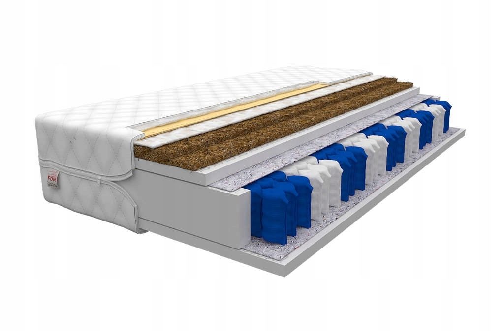 Materac sprężynowy kieszeniowy FDM 160 x 200 x 19cm H3, H5 • Cena ...