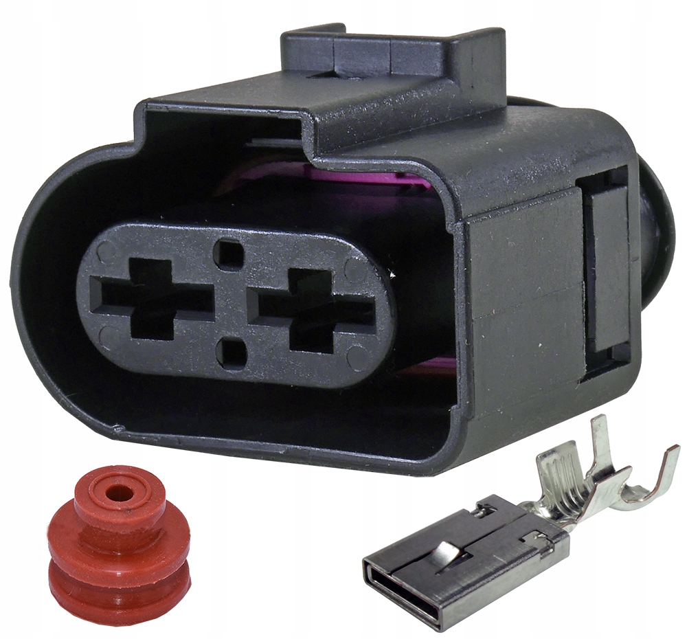 1K0971955 WTYK 42161000 AUDI KOSTKA SKODA 2 PIN za 20.00PLN z Warszawa ...