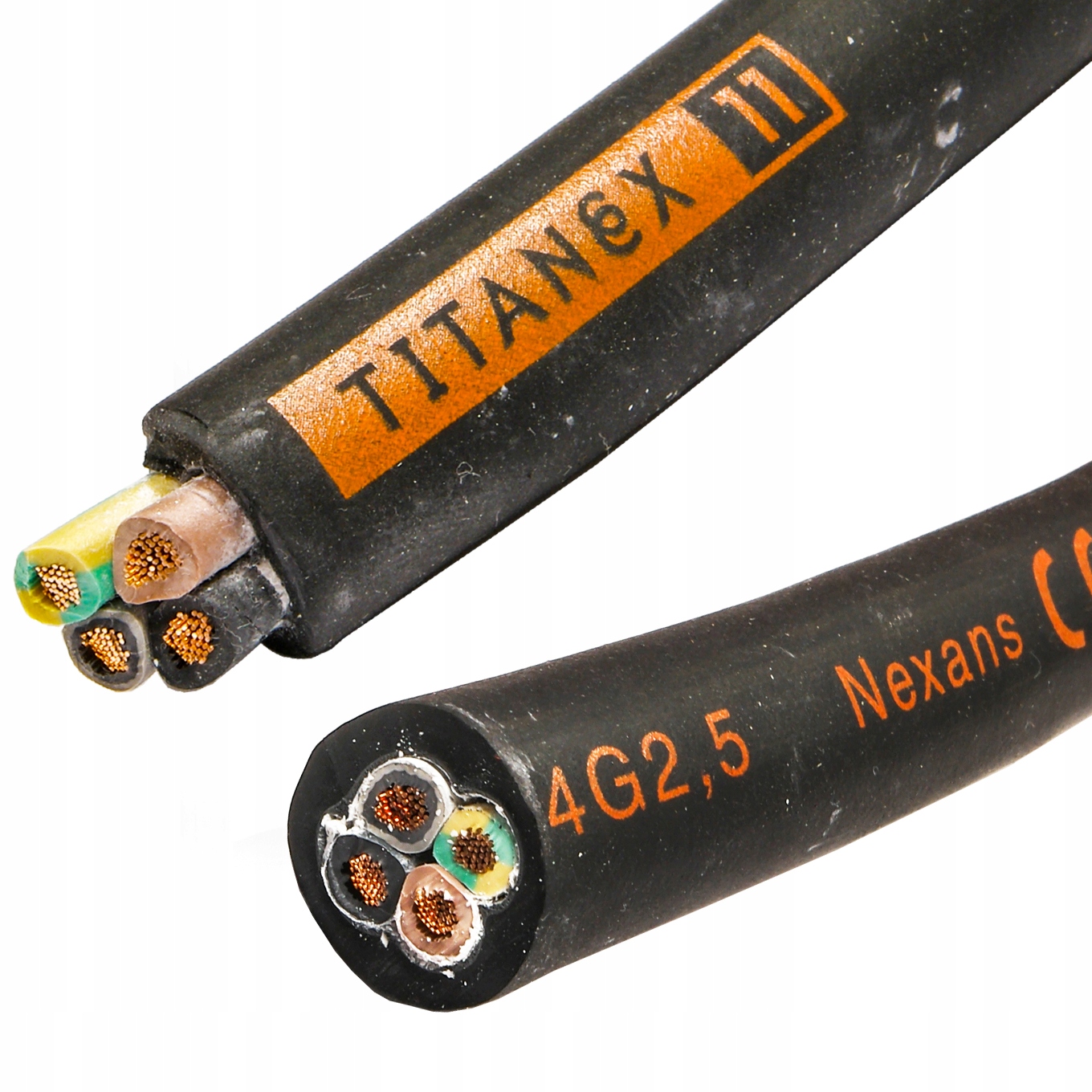 PRZEWÓD kabel gumowy siłowy OW ONPD 4x2,5 TITANEX (5901721307261) • Cena, Opinie 8476633397 ...