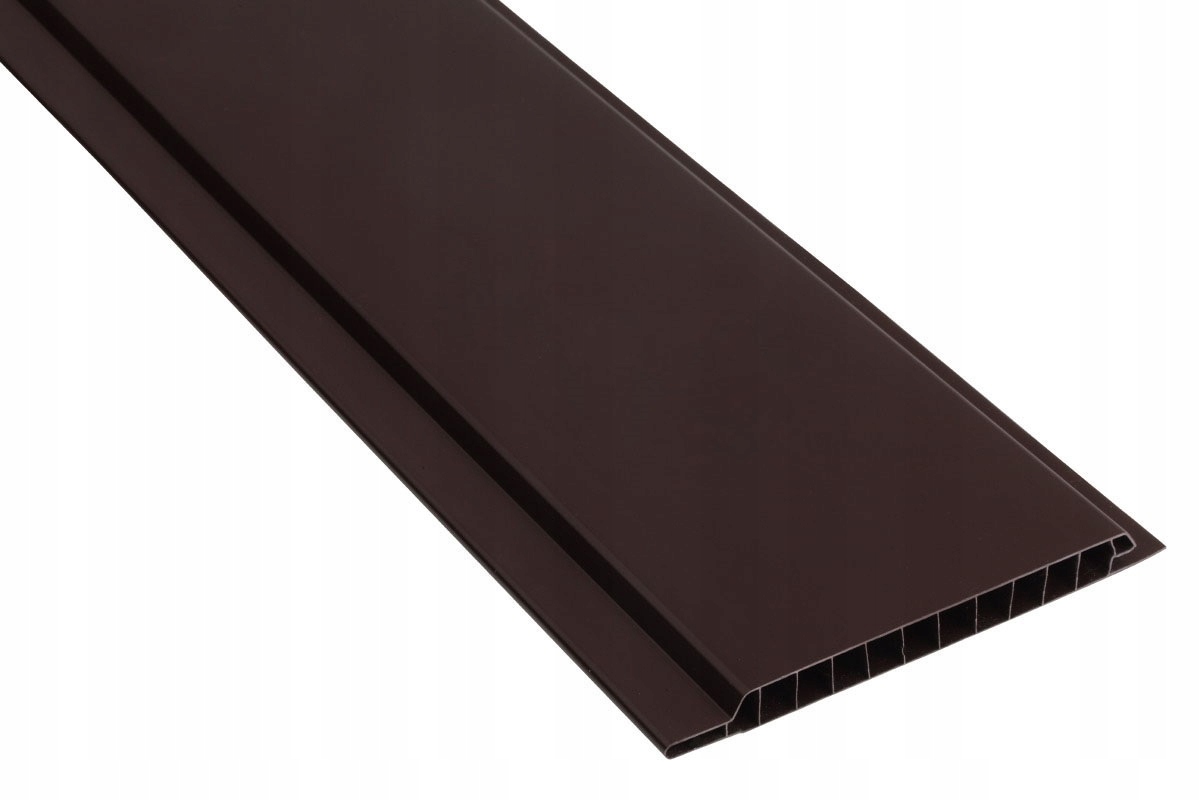 podbitka dachowa panele PCV 10cm BRĄZ BRĄZOWA (10cm x 3m) • Cena ...