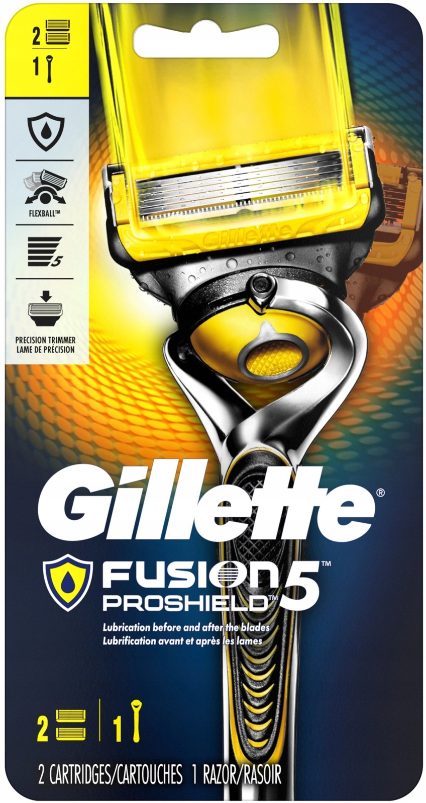 Gillette Fusion 5 Proshield Flexball 2 wkłady USA 12648171027 - Allegro.pl