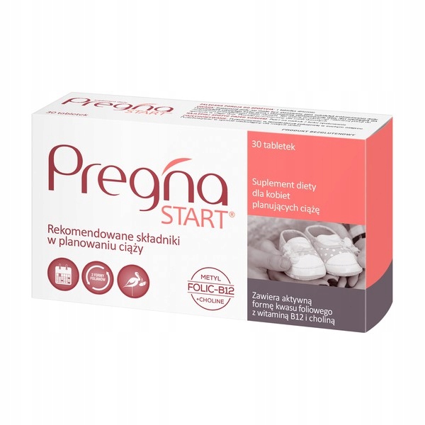 PREGNA START ONA 30 tabl. planowanie ciąży kw. foliowy (5906190437068 ...