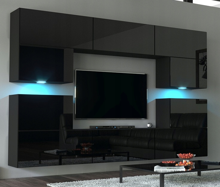 Meblościanka Zestaw Meble Ścianka Salon RTV N34 (5905528023706) • Cena ...