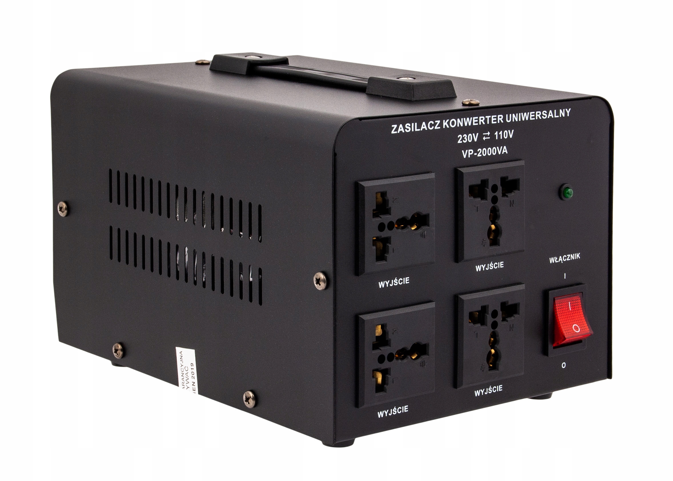 KONWERTER TRANSFORMATOR ZASILACZ AC 110V 120V 220V 230V 2000W TRANSFORMATOR - Sklep, Opinie ...