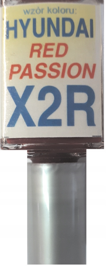 HYUNDAI X2R RED PASSION LAKIER ZAPRAWKA ARA 10 ML 5906379509098 za 17 ...