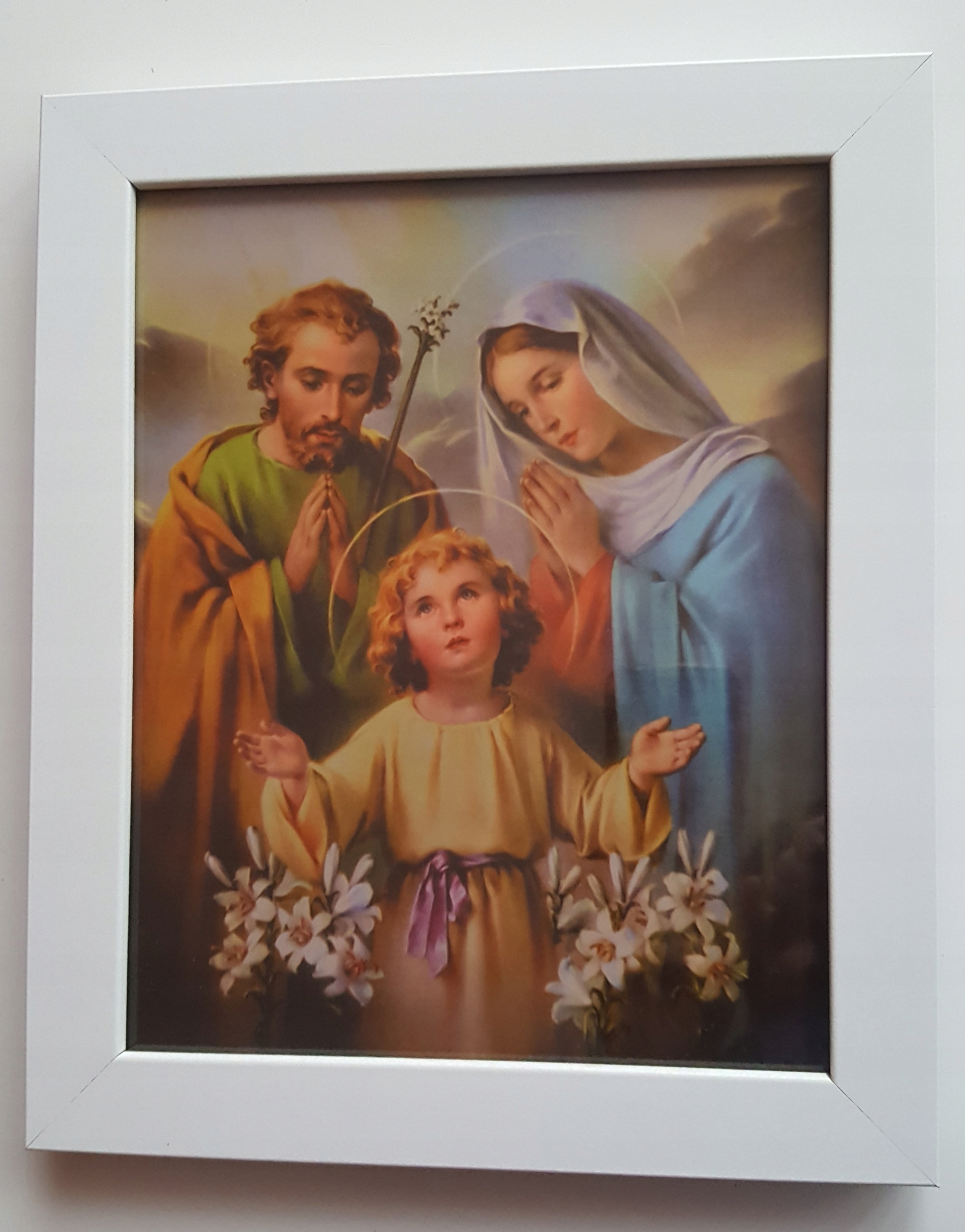 Obraz Św. Rodzina Maryja Jezus Józef kolor 30x25 • Cena, Opinie ...