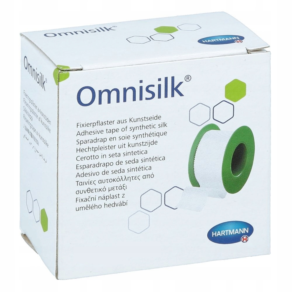 HARTMANN Przylepiec Plaster OMNISILK JEDWABNY 1,25 cm x 5m ...