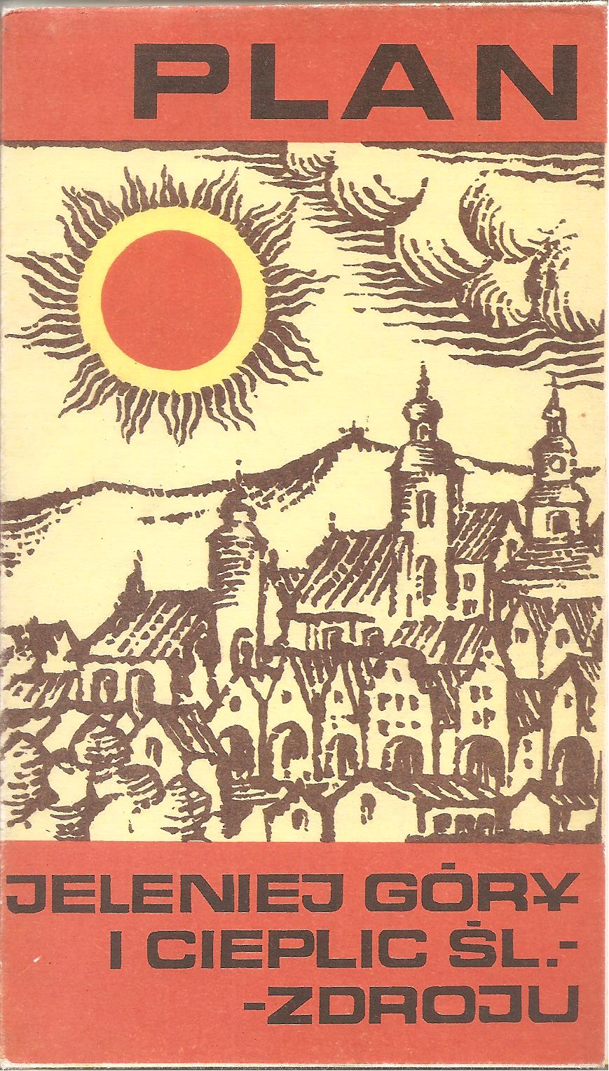 JELENIA GÓRA - CIEPLICE - PLAN MIASTA Z 1975 ROKU. 15120480228 - Allegro.pl