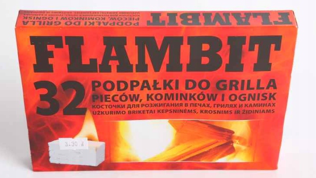 Podpałka do grilla i kominków 32 kostki biała Flambit (5901445705404 ...