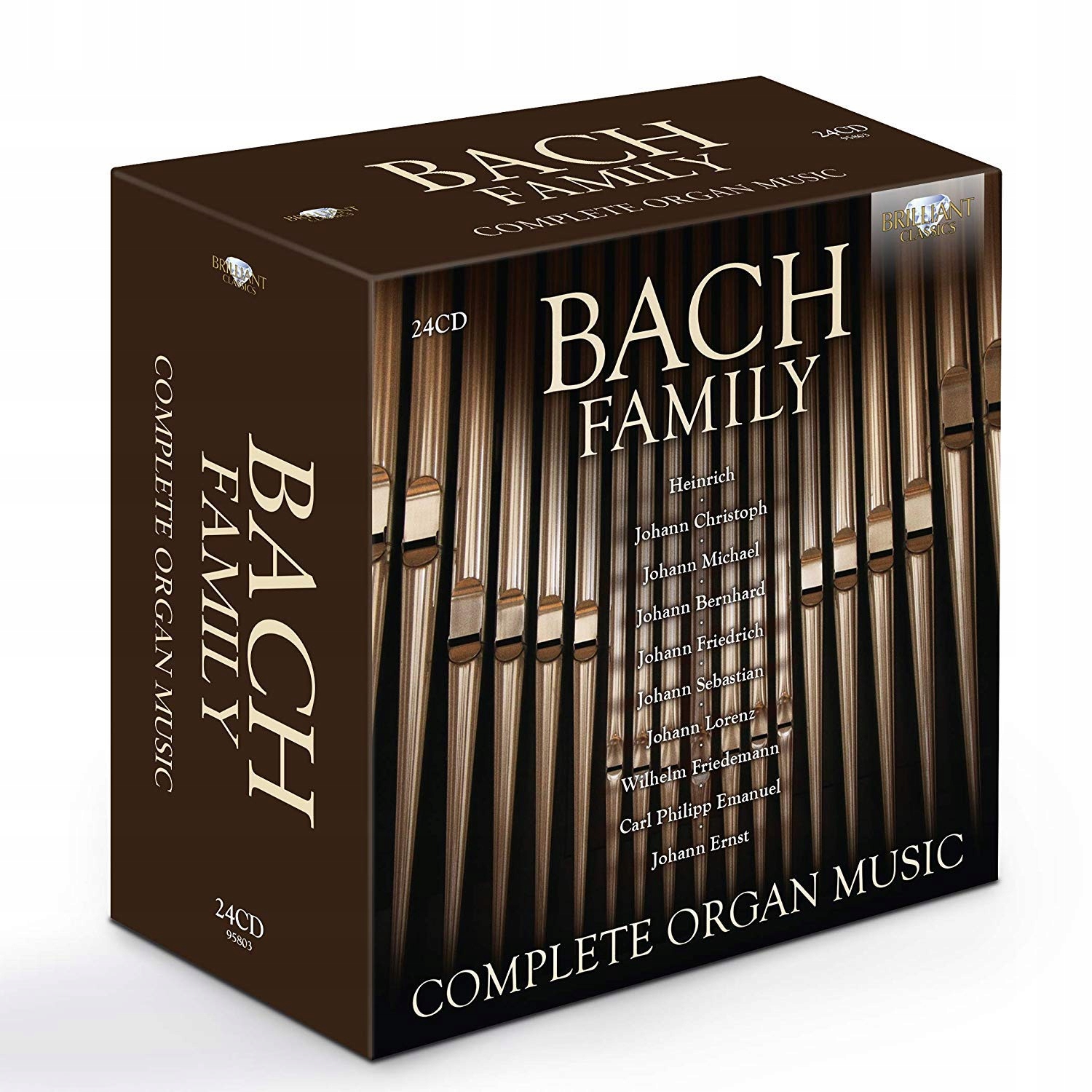 BACH FAMILY: Complete Organ Music (24CD) 8553853486 - Sklepy, Opinie ...