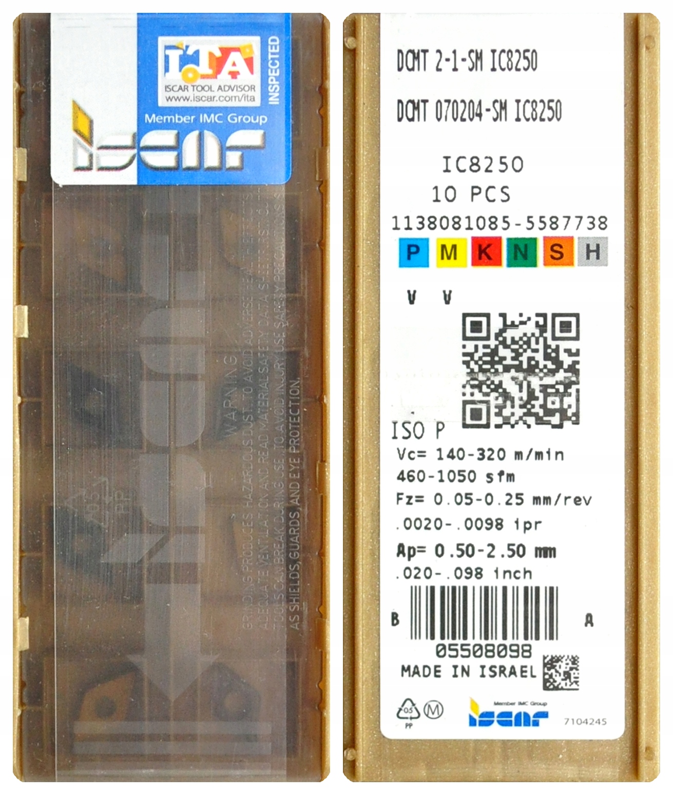 DLAŽDICE DCMT 070204 SM IC8250 ISCAR ***FV*** za 1461.00CZK - Allegro