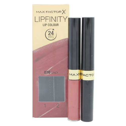 MAX FACTOR POMADKA LIPFINITY 070 SPICY (086100013645) • Cena, Opinie ...