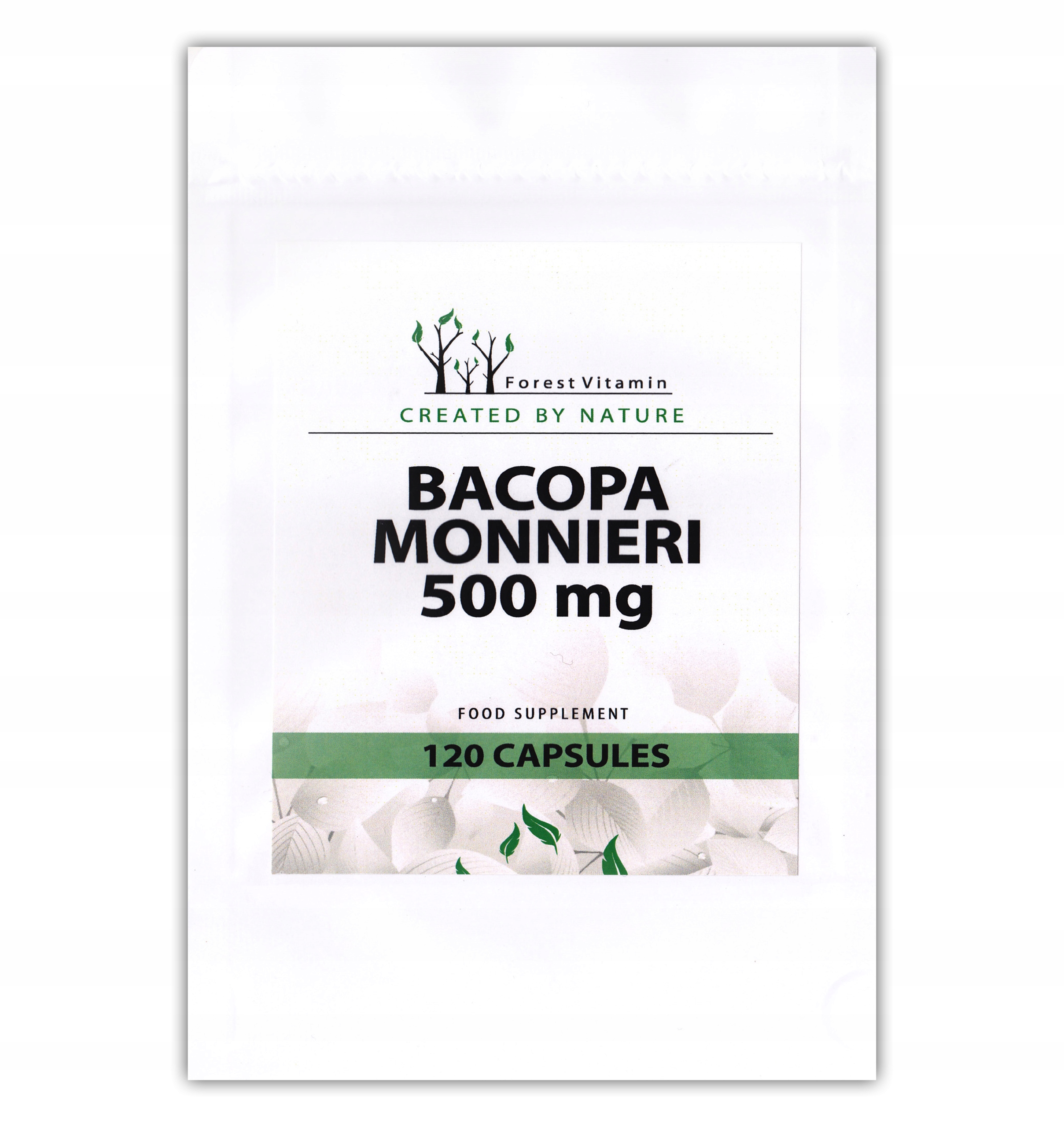 BAKOPA BACOPA MONNIERI 120kaps 500mg STRES PAMIĘĆ 8155125587 - Allegro.pl