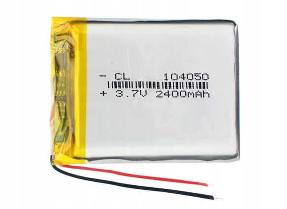 Bateria Akumulator Li-Polymer 104050 3.7V 2400mAh +PCM - Sklep, Opinie ...
