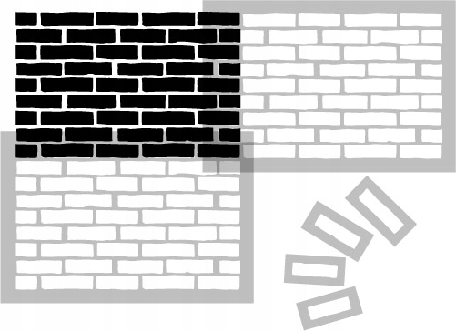 ШАБЛОН КАРТИНЫ ПОВТОРЯЮЩИЙСЯ ИМИТАЦИЯ КИРПИЧА 1 - Vroda