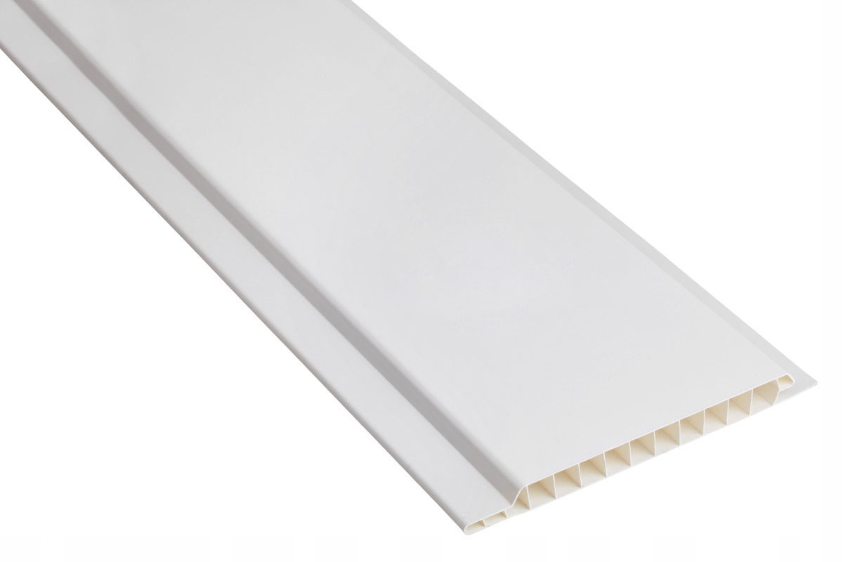 boazeria PCV panel PVC 10cm x 2,6m BIAŁY BIAŁE (10cm x 2,6m) • Cena ...