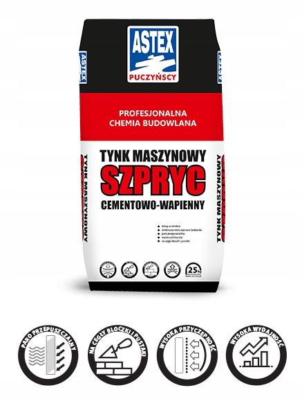 Tynk Astex - Niska cena na Allegro
