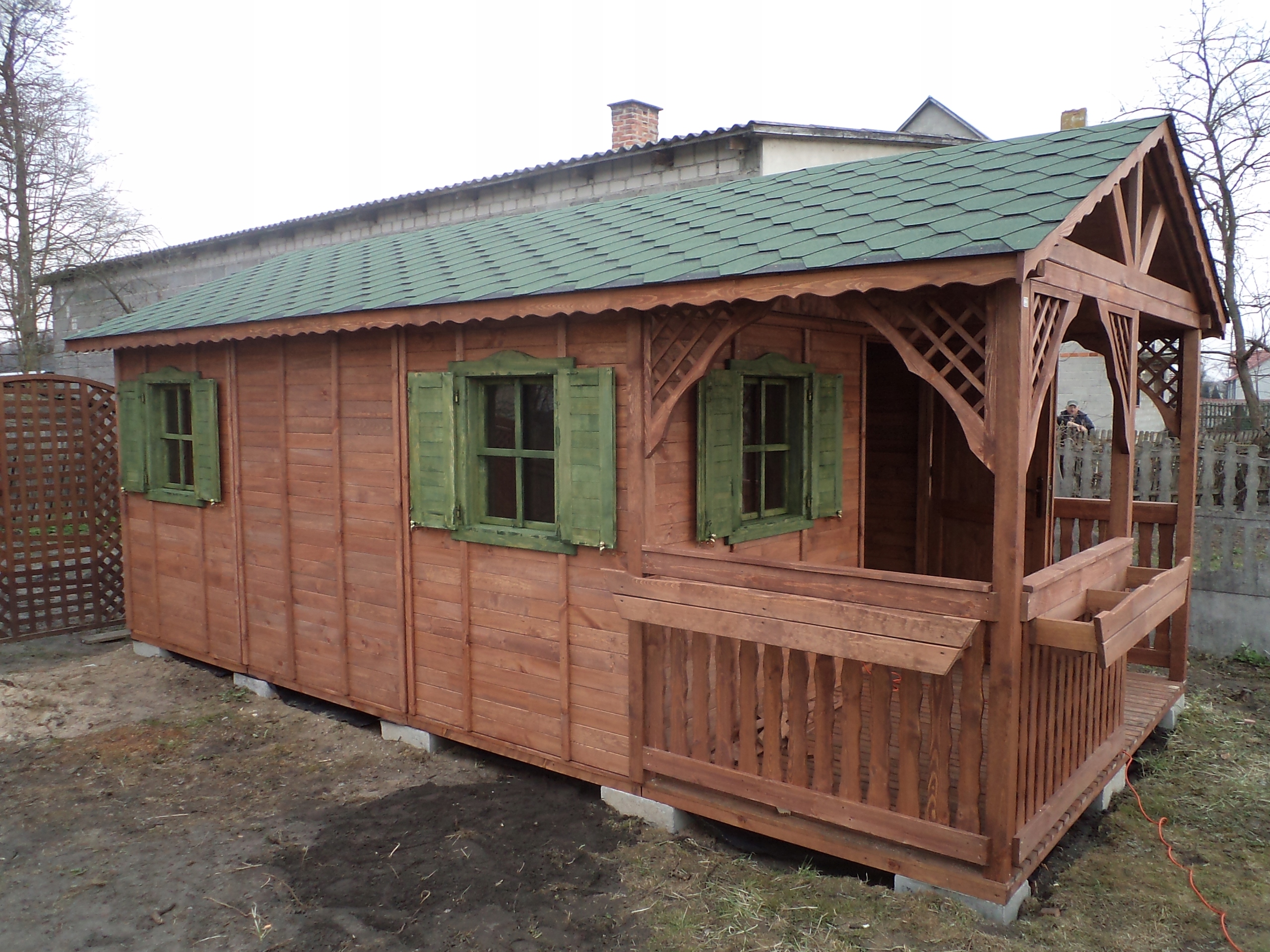 Domek ogrodowy JESTEM TEGO DOMKU 525 x 300 cm • Cena, Opinie • Domki ...