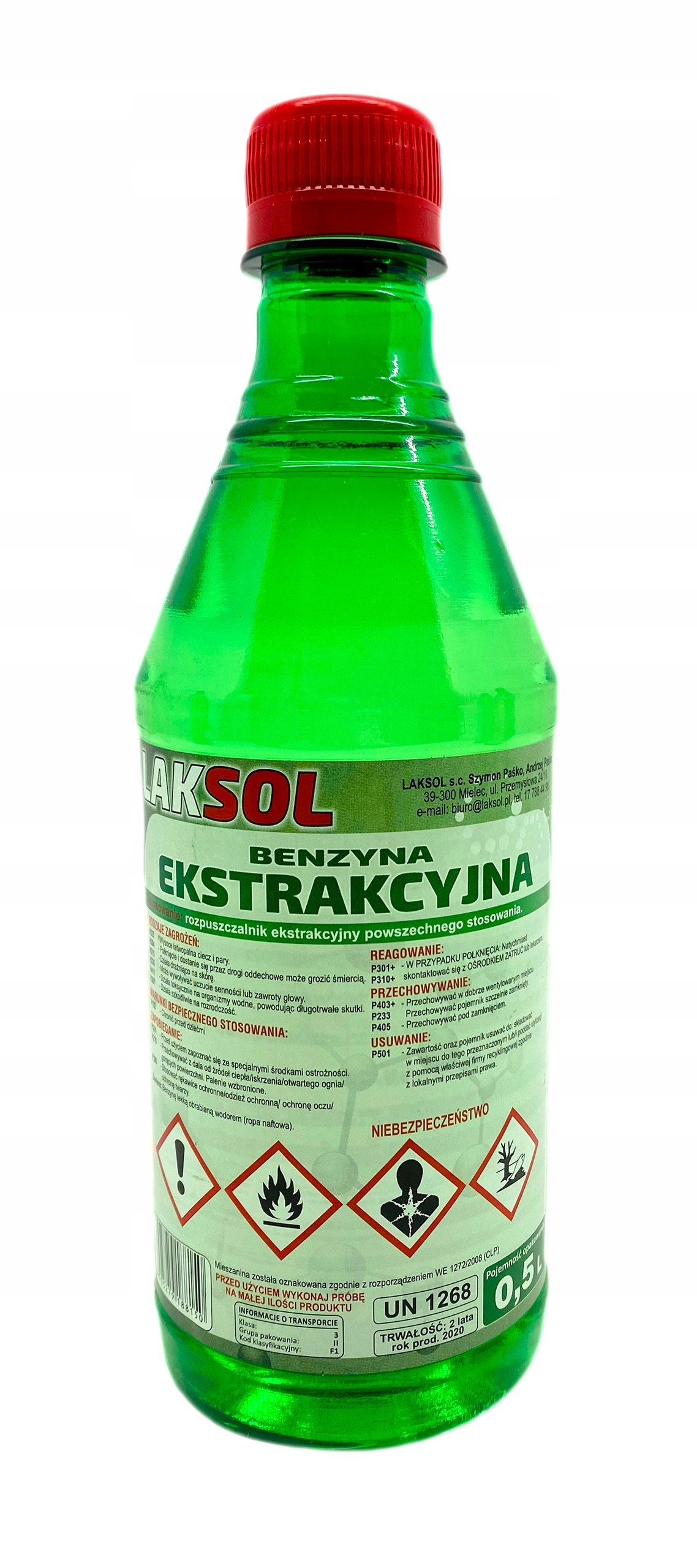 Benzyna ekstrakcyjna LAKSOL 500 ml 5905279188150 za 6.65PLN z KIELCE ...