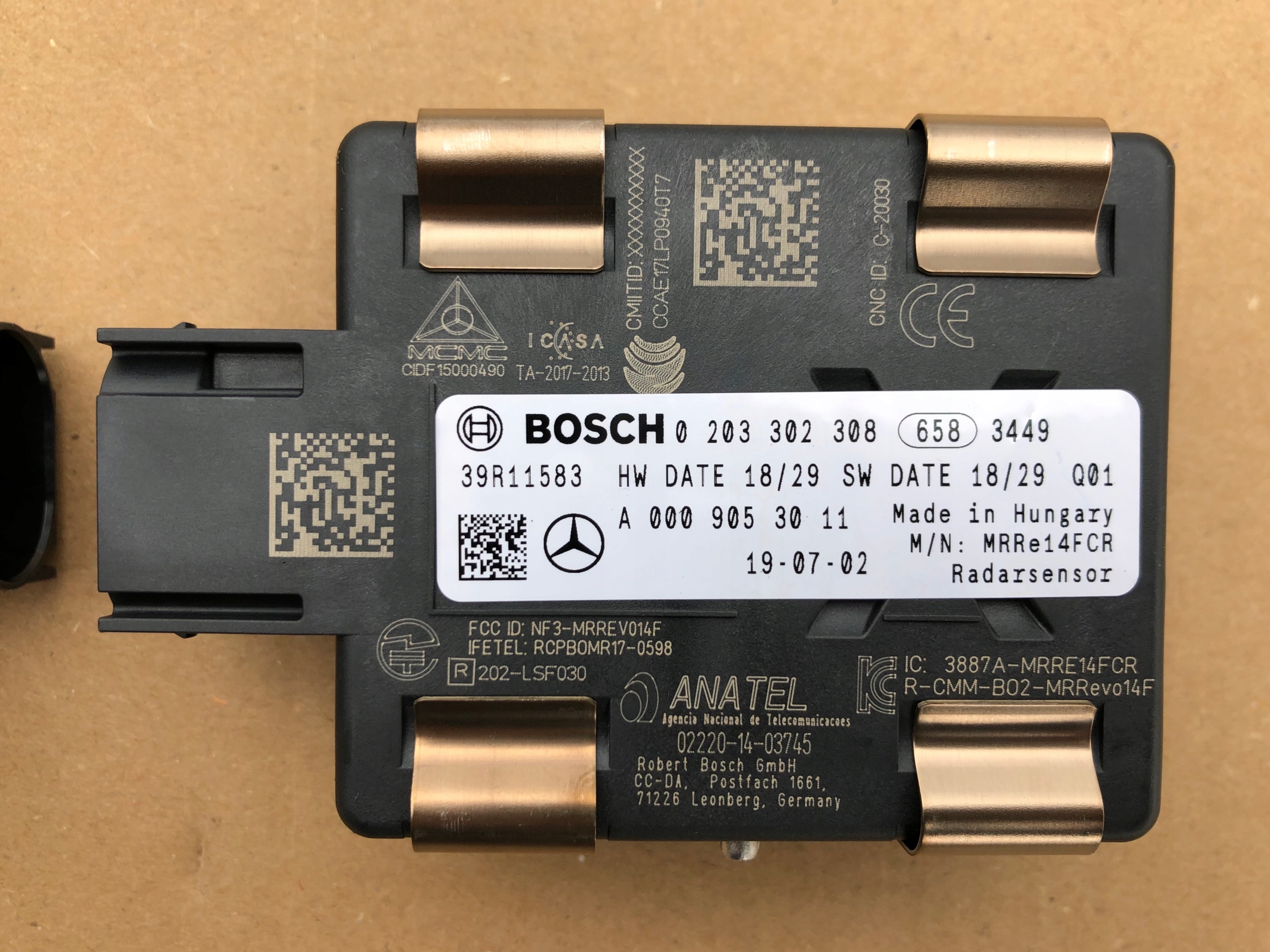 Radar sensor Mercedes-Benz OE A0009053011 za 650.00PLN z Kalisz ...