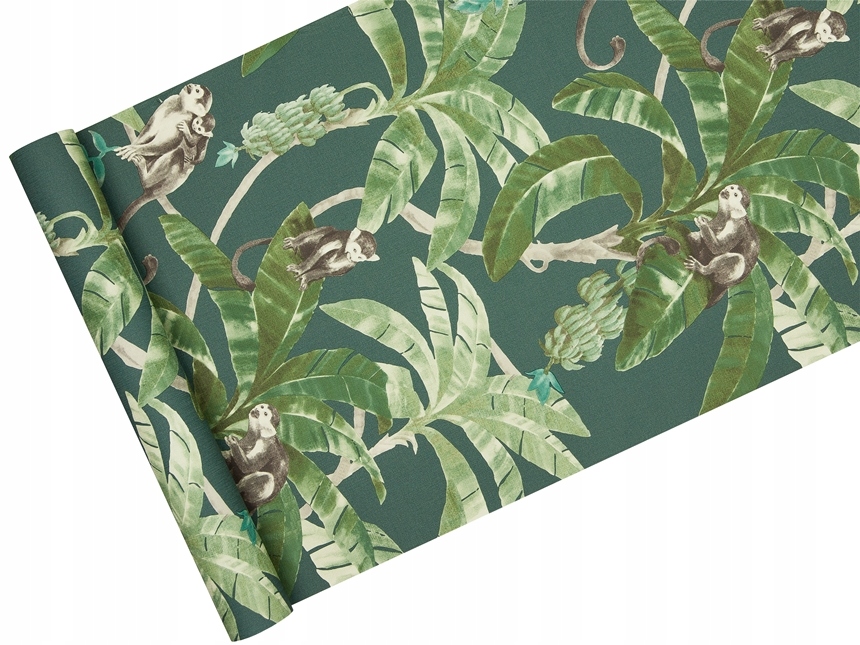 Tapeta Zielona Bananowce - Niska cena na Allegro.pl