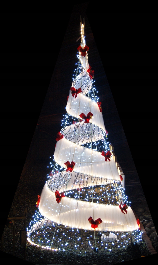 duża choinka led 2,5m 3D producent na wymiar (000000085) • Cena, Opinie ...