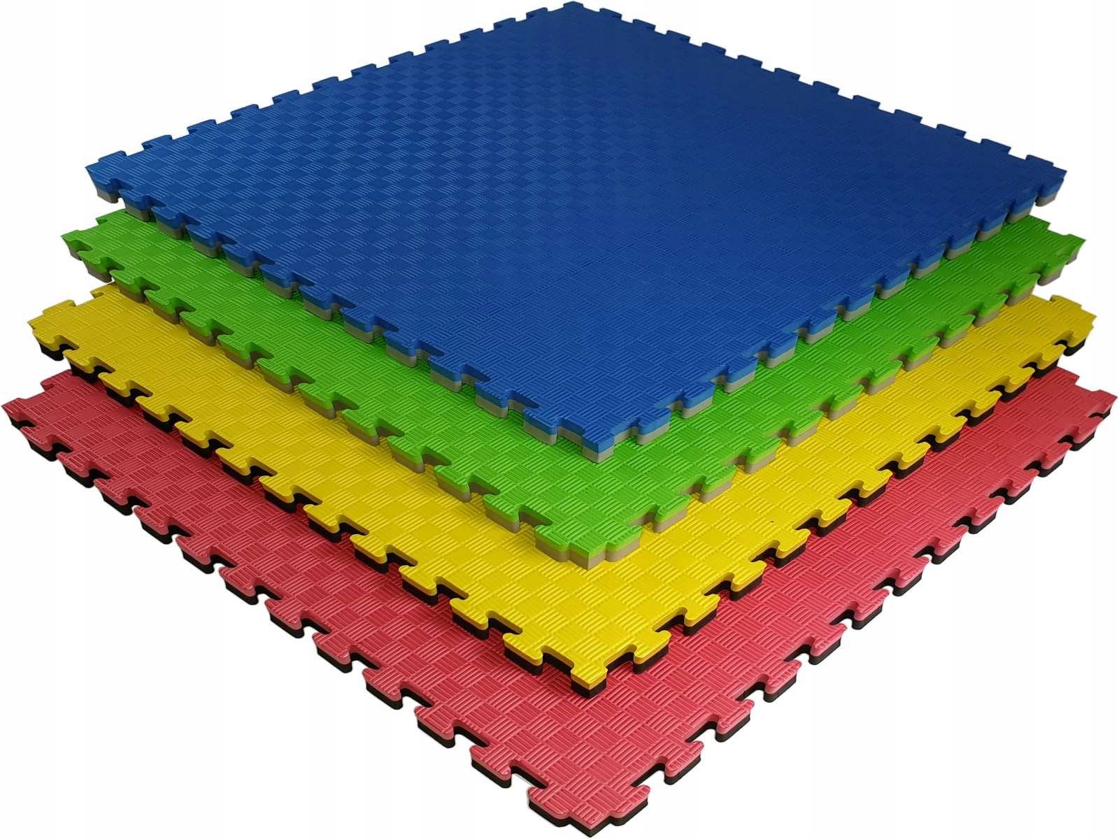 Mata PUZZLE Piankowa 100 x 100 x 2,5 cm XXL Do MMA Judo Ćwiczeń ...