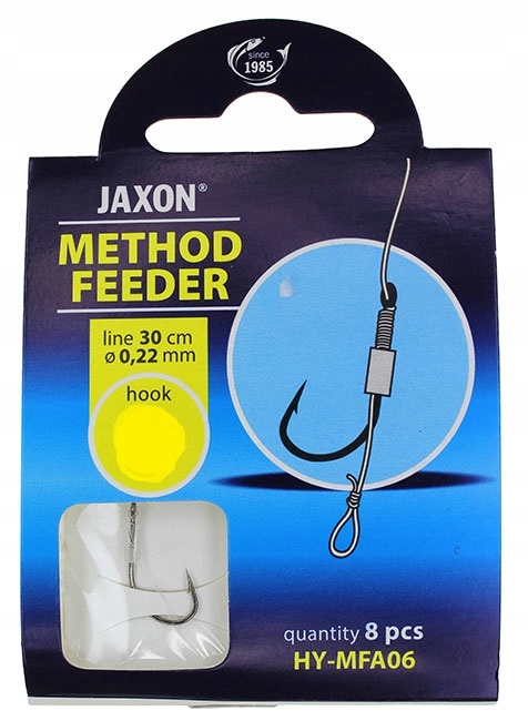 Haczyki z przyponem Jaxon HY-MFA08 8 szt. - 5900113403550 - 8840951719 - Allegro