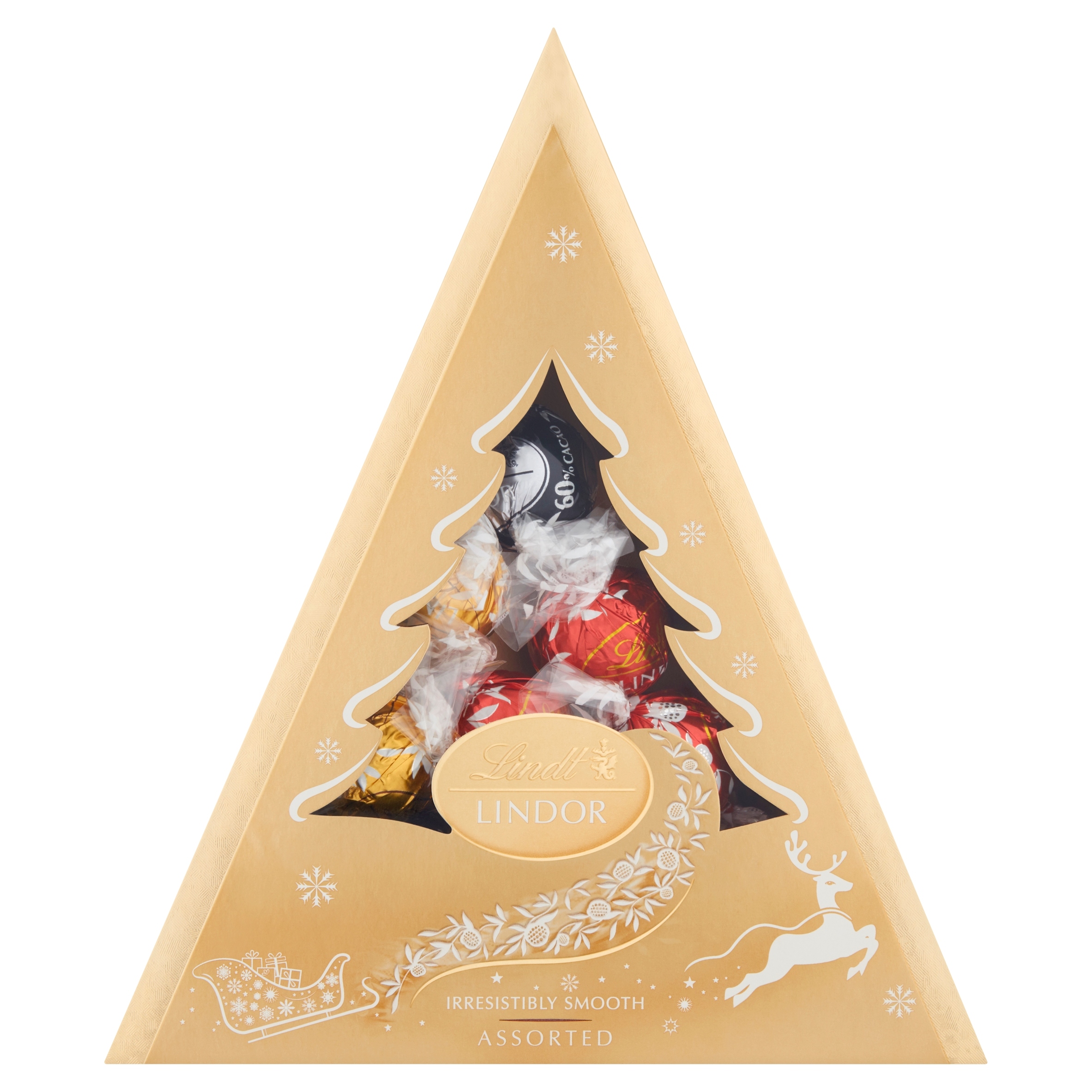 Lindt Lindor Pralinék tej-, fehér- és étcsokoládéból, töltelékkel 125 g ...