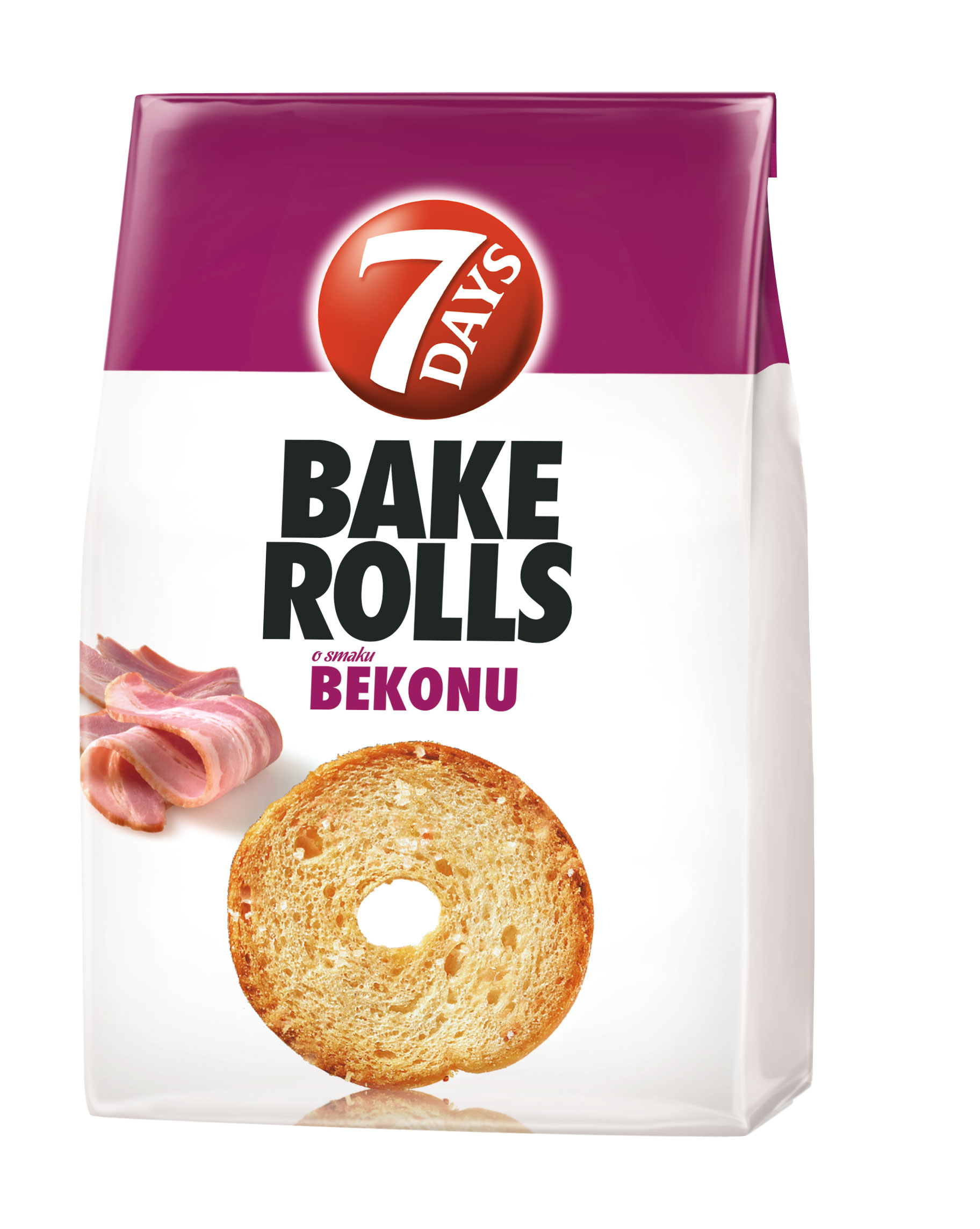 Chrupki 7Days Bake Rolls Bekon Sucharki 150g (5201360677627) • Cena ...