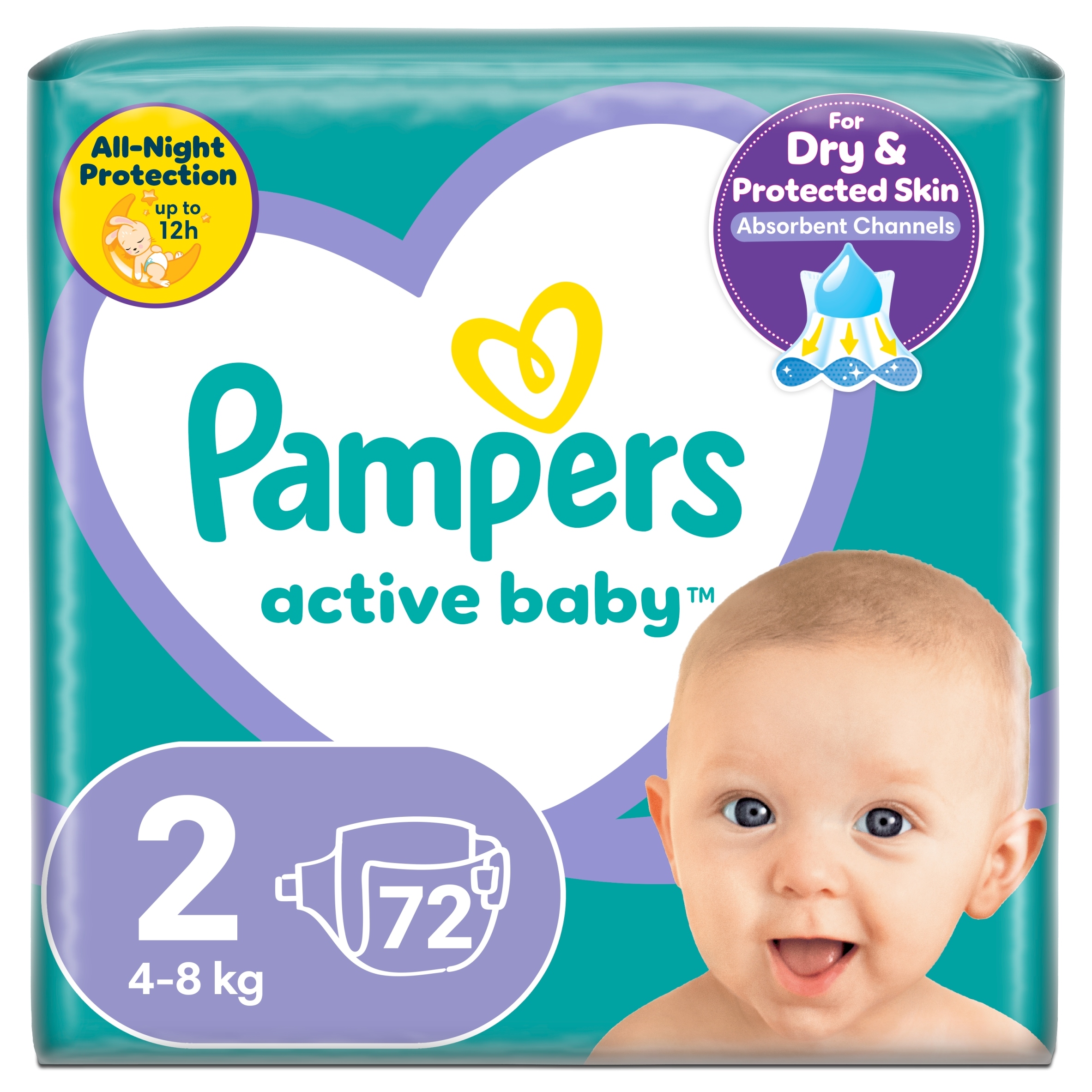 Pampers 2 Baby Dry - Niska cena na Allegro