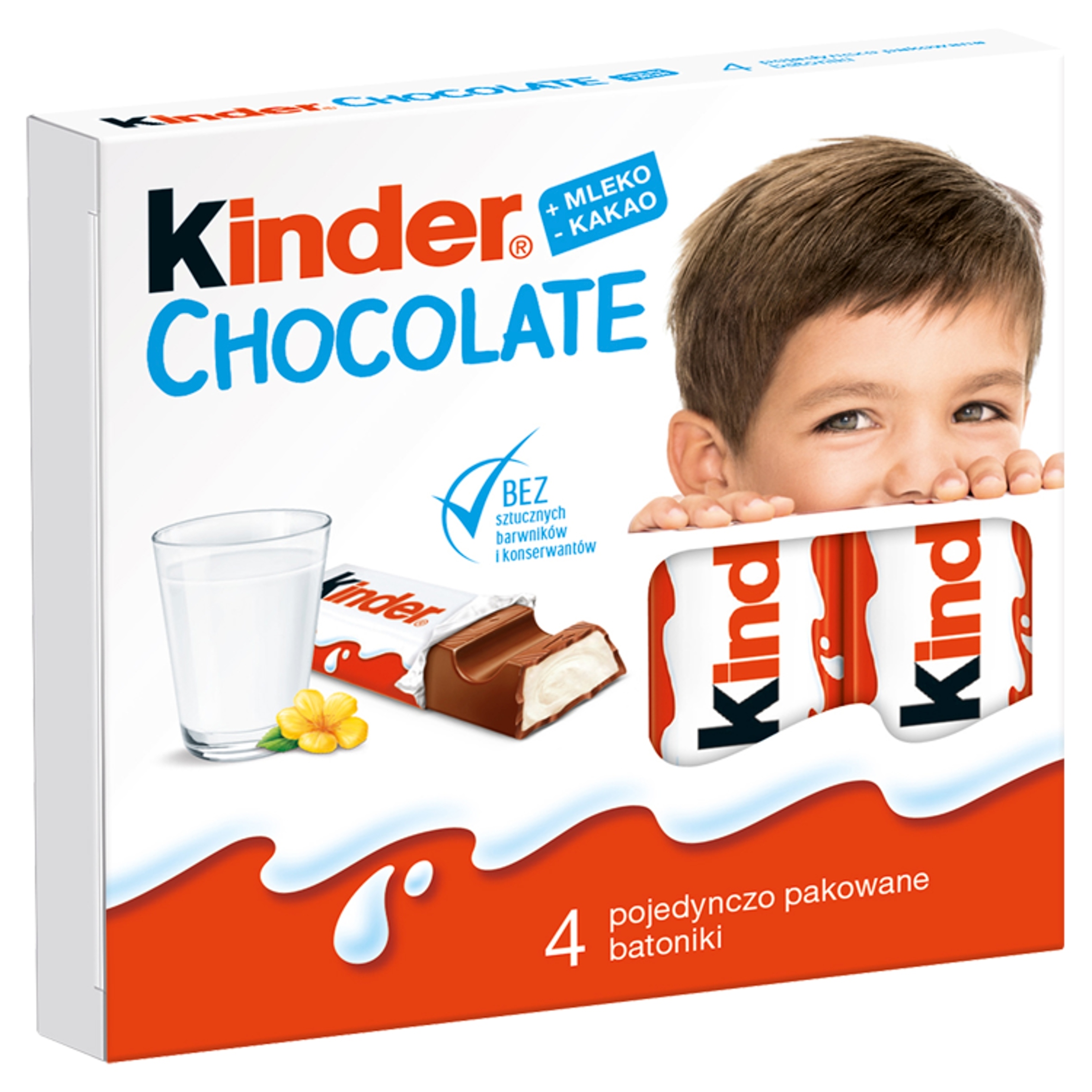 KINDER CZEKOLADKI 50G FERRERO (08000500040706) • Cena, Opinie ...