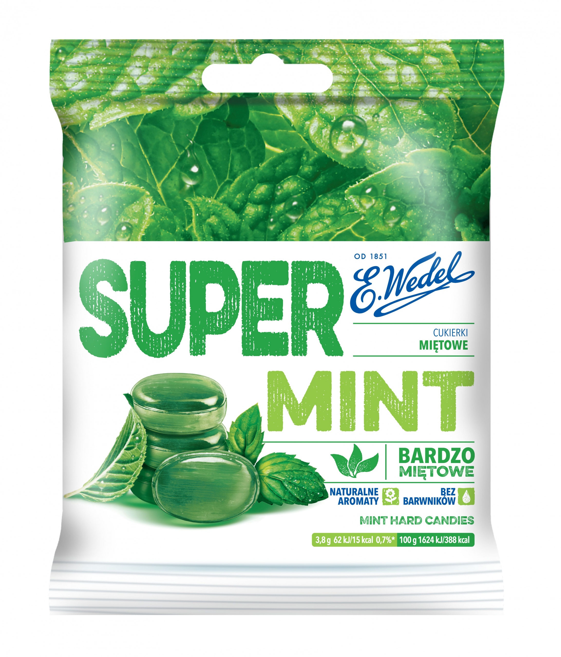 Cukierki Super Mint miętowe E.Wedel 90 g (5901588047133) • Cena, Opinie ...