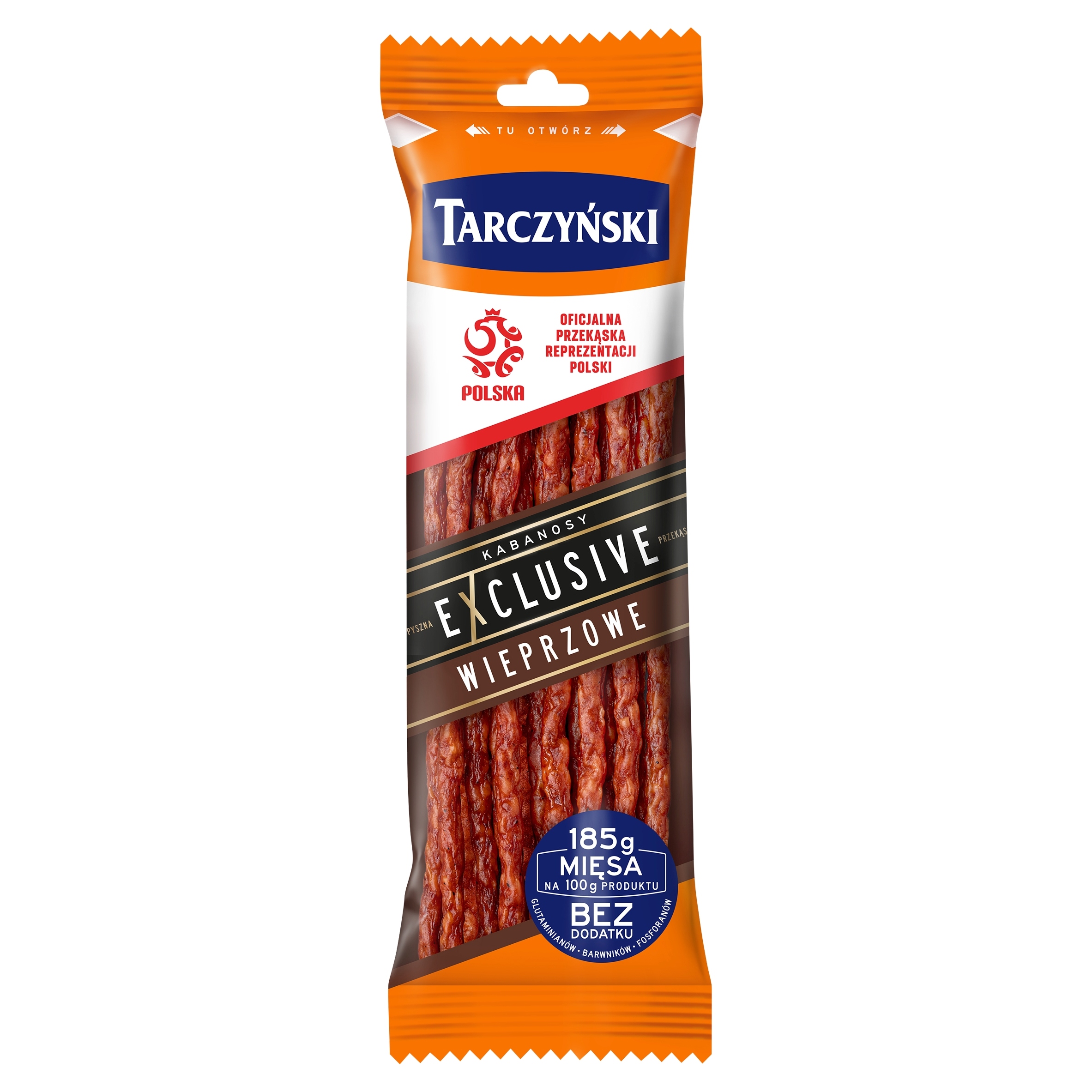 Tarczyński Exclusive Kabanosy wieprzowe 105g 14360326158 - Allegro.pl