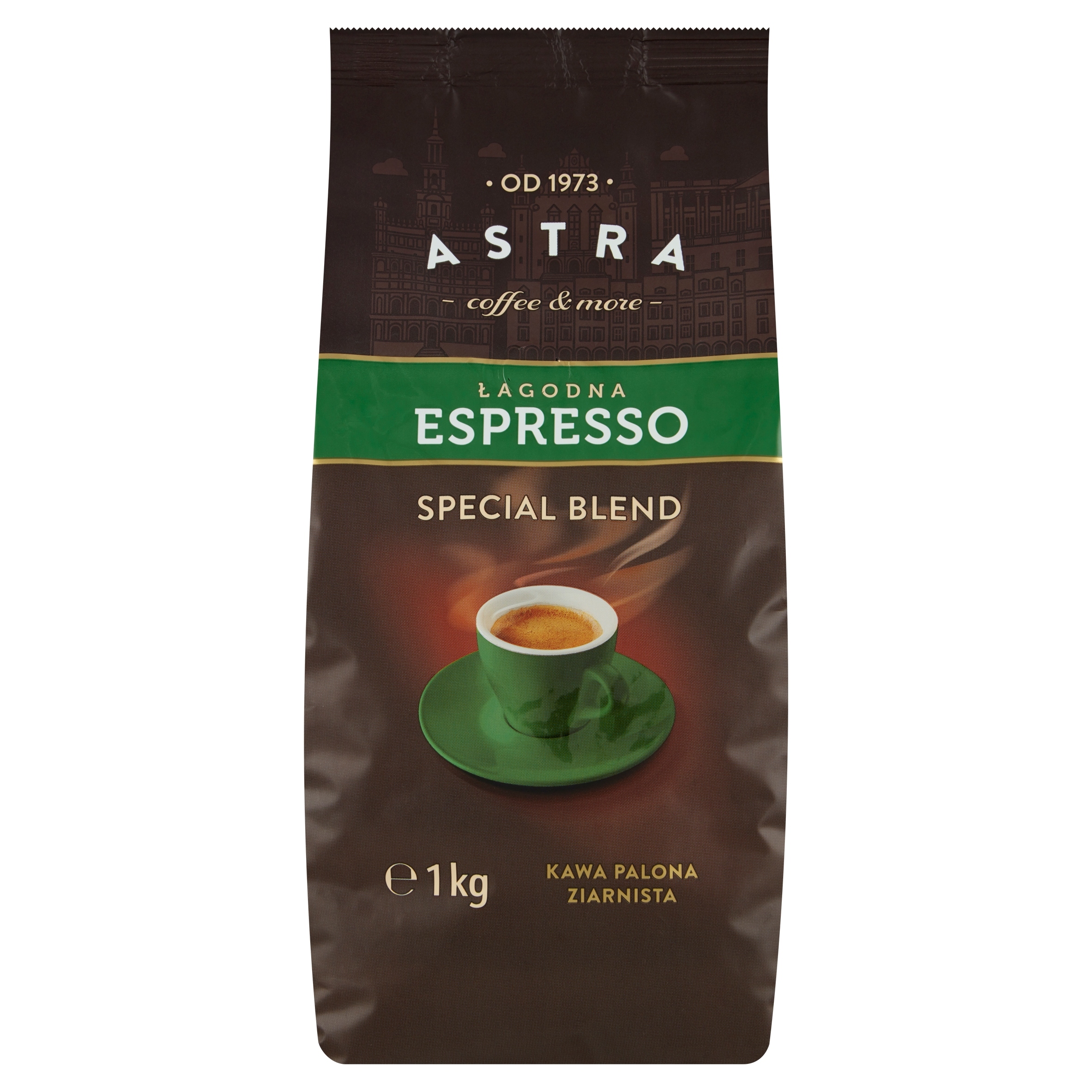 KAWA ZIARNISTA ŁAGODNA ESPRESSO ASTRA 1KG 13514207191 - Allegro.pl